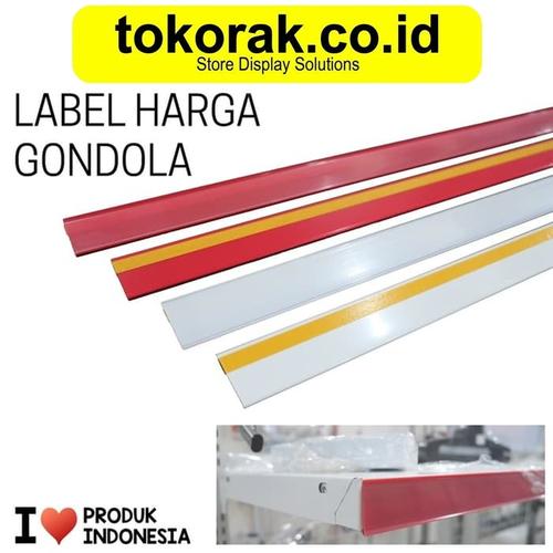 Jual LABEL HARGA RAK MINIMARKET - RAK SUPERMARKET - RAK GONDOLA - Merah ...