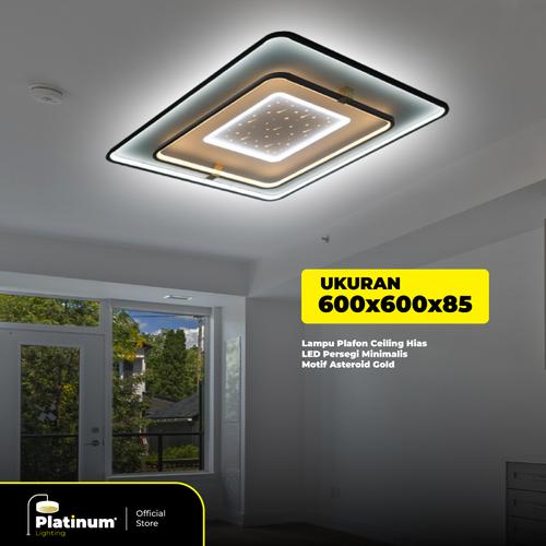Promo Lampu Plafon Ceiling Hias LED Persegi Minimalis Motif Asteroid 5 ...