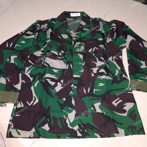 Jual Baju Pdl Loreng Malvinas Bahan Velbed Premium/Baju PDL TNI AL,AU ...