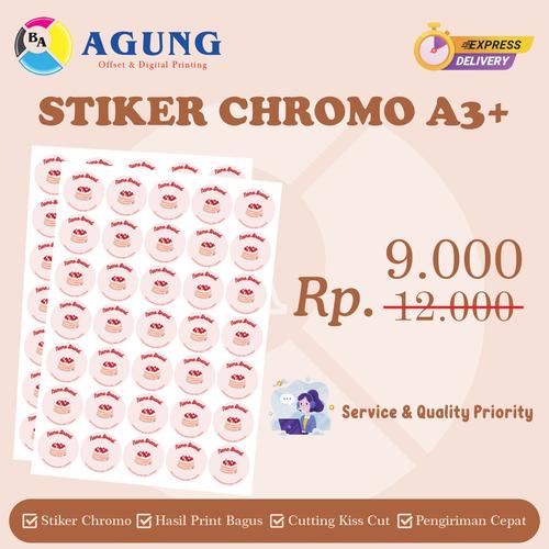 Jual Cetak Stiker Label Chromo A3+ dan Kiss Cut - Non Lam - Jakarta ...