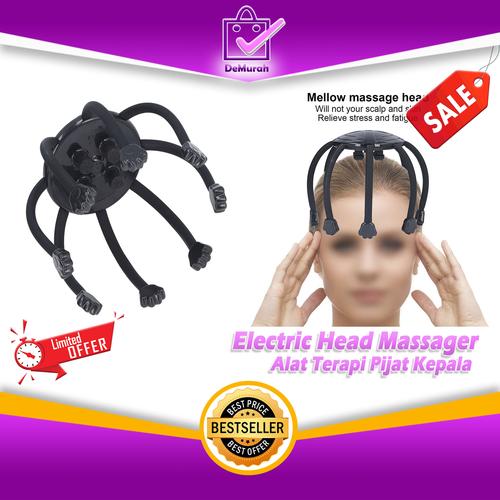 Promo Alat Terapi Pijat Kepala Electric Head Massager Intelligent Head ...