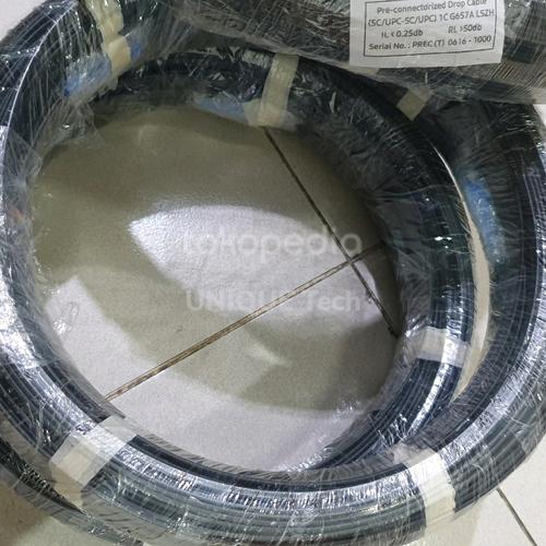 Jual DROP WIRE PRECON KABEL FIBER OPTIK 80 METER 1 CORE 80M SC UPC ...