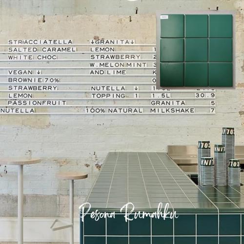 Jual Keramik Kitchen Set Modern Hijau Matt - Mosaic Consulate Type ...