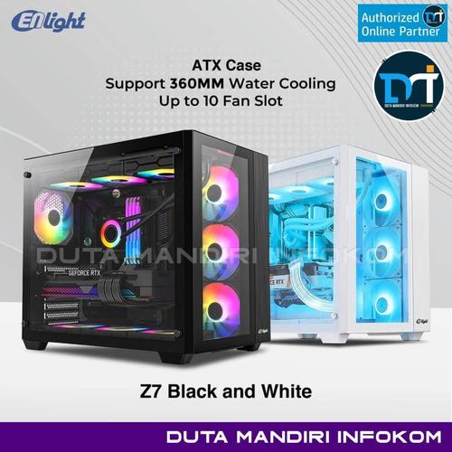 Jual Enlight Z7 - Tempered Glass Dual Chamber Mid-Tower ATX Gaming Case ...