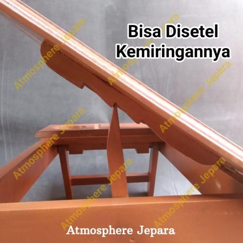 Jual Sale Meja Belajar Lipat Kayu / Meja Lipat Laptop Meja Miring ...