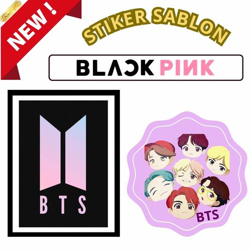 Promo STIKER SABLON KAOS SETRIKA - PRINT DTF TEMA KPOP (LOGO BTS ...