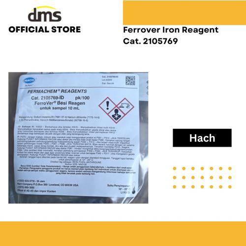 Jual Ferrover Iron Reagent Powder Pillows, 10 ml Hach - Kab. Sidoarjo ...