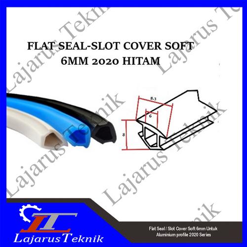 Jual Flat Seal / Slot Cover Soft 6mm Untuk Aluminium profile 2020 ...