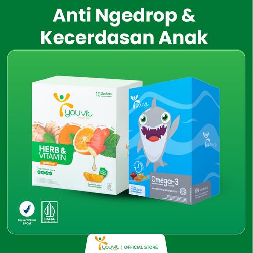 Jual Youvit Herb & Vitamin dan Omega 3 Anak 1 Box - Kota Tangerang ...
