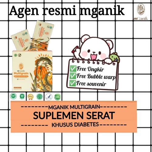 Jual (Free souvenir) Mganik Multigrain 500gr-minuman serat untuk ...