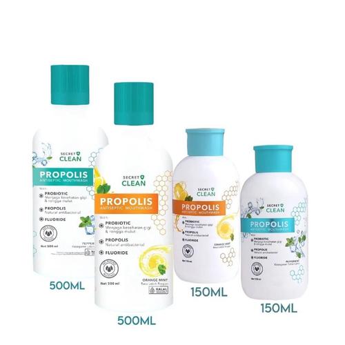 Jual Secret Clean Propolis Antiseptic Mouthwash Obat Kumur Pembersih ...