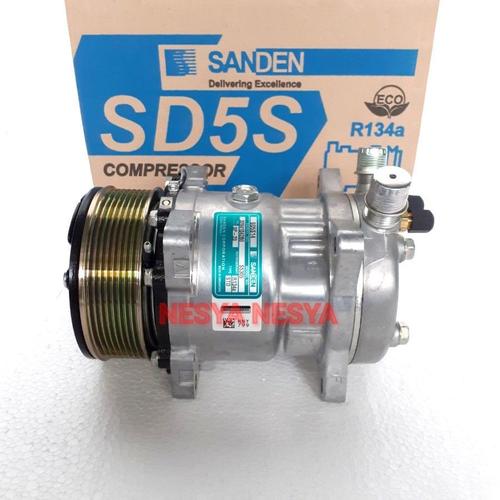 Jual Compresor Kompresor AC Mobil SD508 SD5S14 Pulley 8PK 12V - SANDEN ...