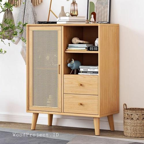 Jual Drawer Cabinet Minimalis Kayu Jati, Bufet Laci Jati Minimalis ...