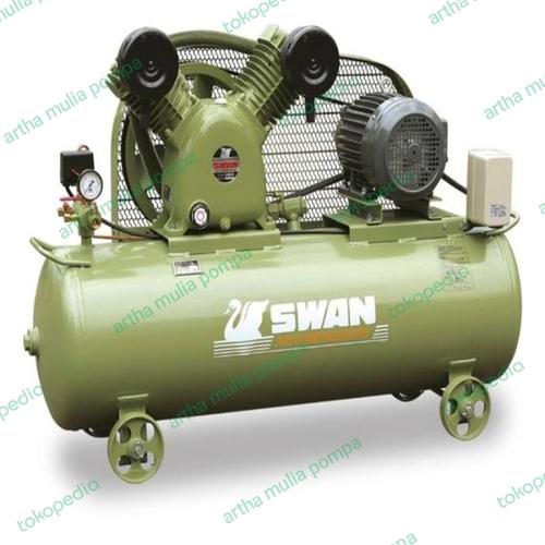 Jual kompresor angin Unloader SWAN 1hp SVU-201 + mesin bensin GX-160 ...