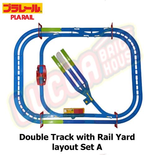 Jual Plarail Custom Layout Double Track with Rail Yard Set 28 - New ...