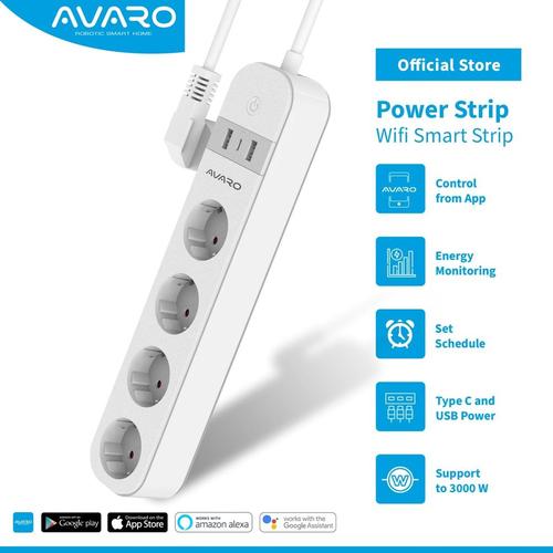 Jual AVARO Smart Extention Power Strip Stop Kontak Wifi IoT Smart Home - Jakarta Pusat ...