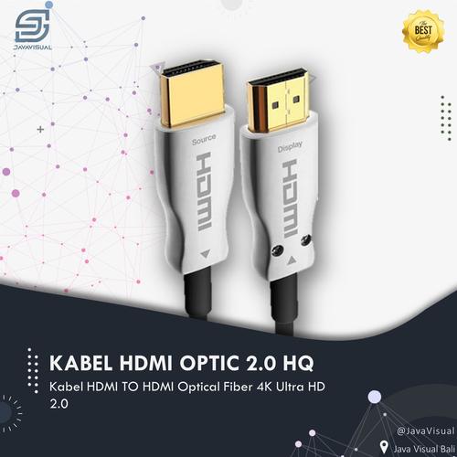 Jual Kabel HDMI TO HDMI Optical Fiber 4K Ultra HD 2.0V 10 Meter - Kota Denpasar - javavisual ...