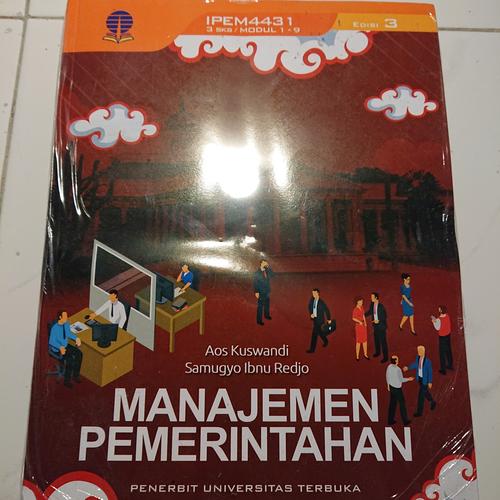 Jual Buku Modul Universitas Terbuka Manajemen Pemerintahan BMP UT IPEM4431 - Kab. Jember - Wisma ...