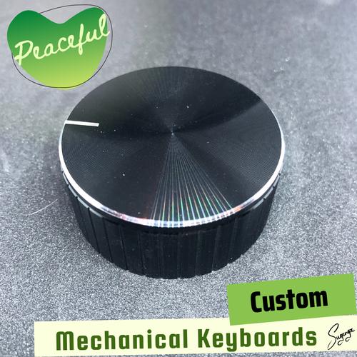 Jual Knob Cap Potensio Rotary Encoder EC11 Mechanical Keyboard - Black ...
