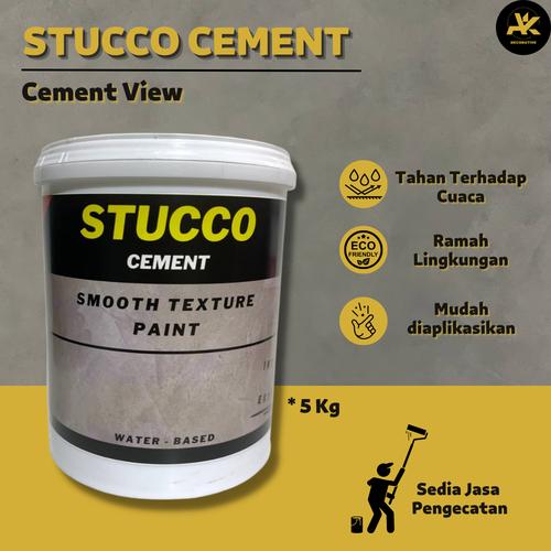 Jual Cat Stucco Cement Concrete Theme - Cement View 5kg - Kota Bekasi ...