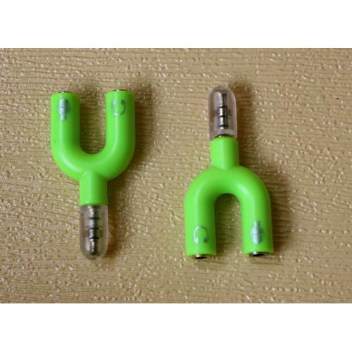 Jual SPLITTER MIC DAN LINE OUT JACK 3 5 INCH JACK 3 5 INCH MALE MODEL Y ...