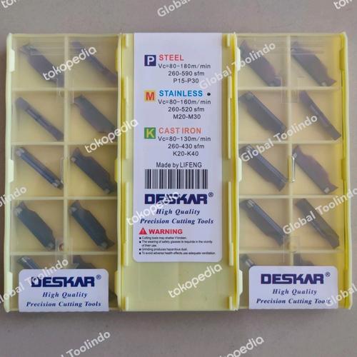 Jual insert potong 3MM MGGN300-JM LF6018 deskar insert grooving - Kab. Tangerang - Global ...