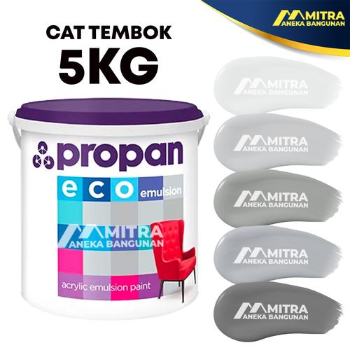 Jual CAT TEMBOK INTERIOR PROPAN ECO EMULSION 5 KG / ABU-ABU - MINERAL ...