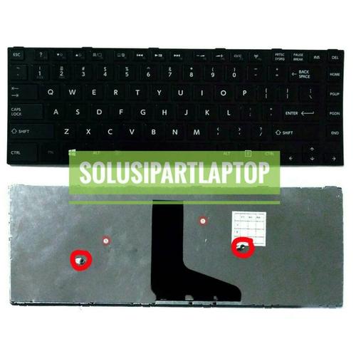 Jual KEYBOARD TOSHIBA L40-A L40D-A L45-A L40T-A L45D-A L45T-A BLACK ...