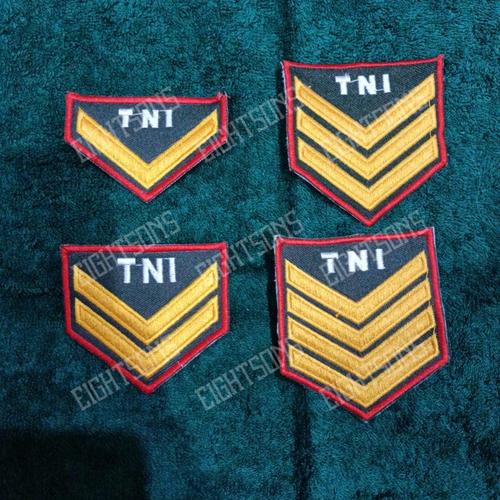 Jual Pangkat PDL PDH List Merah TNI AD Tentara Serda Sertu Serka Serma ...