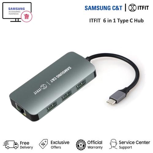 Jual Samsung Multiport Adapter 6 In 1 USB-C Adapter Hub - Jakarta Pusat ...