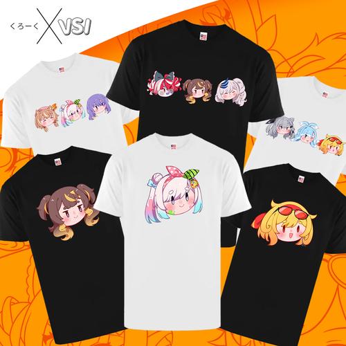 Jual T-shirt HoloID Chibi Iofi Moona Risu Anya Reine Ollie Kobo Kaela ...
