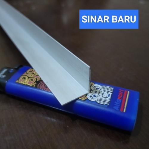 Jual LIST SIKU ALUMUNIUM WARNA SILVER COCOK BUAT AQUARIUM, MEJA UK120 ...