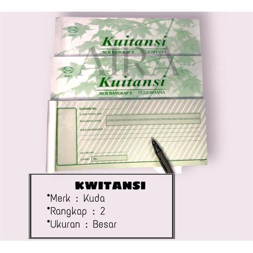 Jual KWITANSI MERK KUDA RANGKAP 2 - Kota Denpasar - AiraStationery1 ...