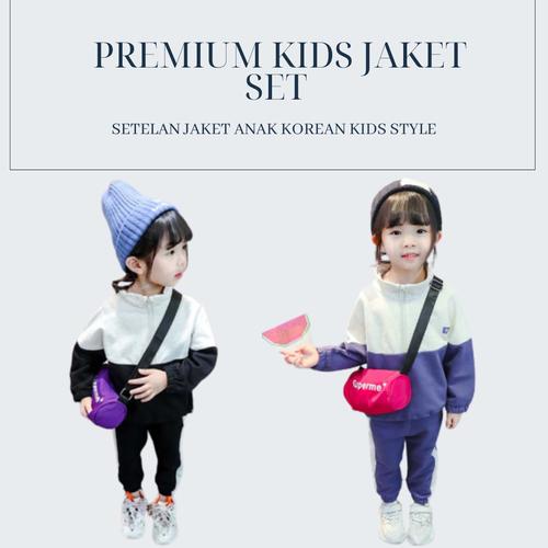 Jual Oppa Style Shop Premium Kids Jaket Set Setelan Jaket Anak Korean ...