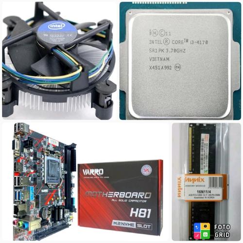 Jual Paket PC Rakitan H81 NVME + Processor Intel Core i3 LGA 1150 + RAM ...