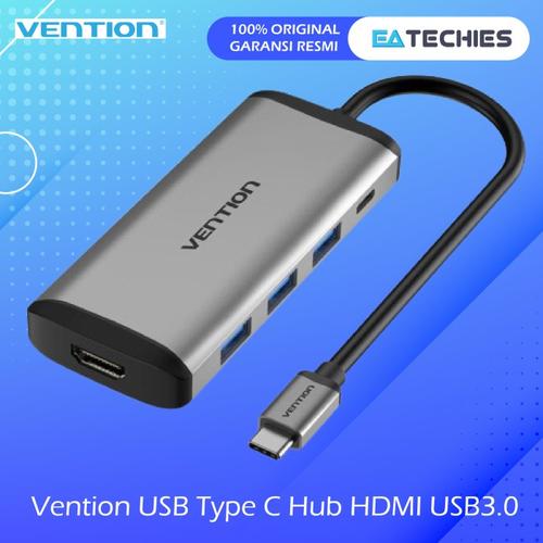 Jual Vention USB-C Hub 5 in 1 HDMI USB3.0 Thunderbolt Dongle Type C CNB ...