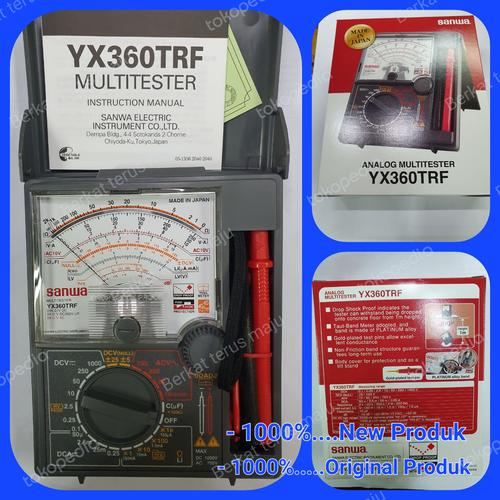 Jual Multitester Analog YX360TRF merk sanwa made in japan - Jakarta ...