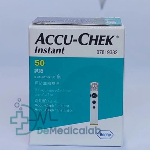 Jual Strip Accucheck INSTANT Refill Glucose Test Accu Check Instant 50 ...