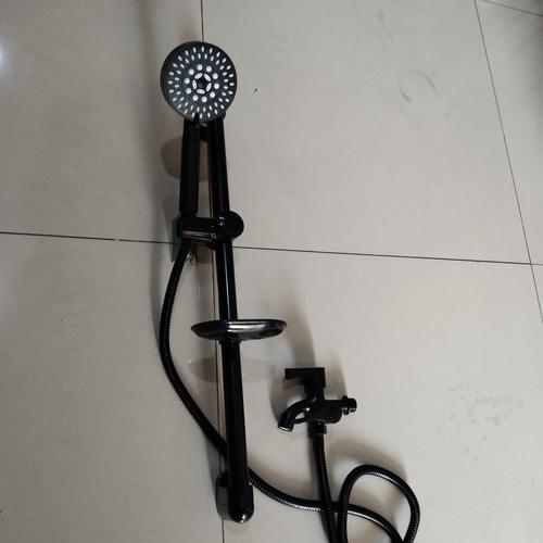 Jual shower tiang hitam set shower dan kran cabang hitam Fiorentino ...