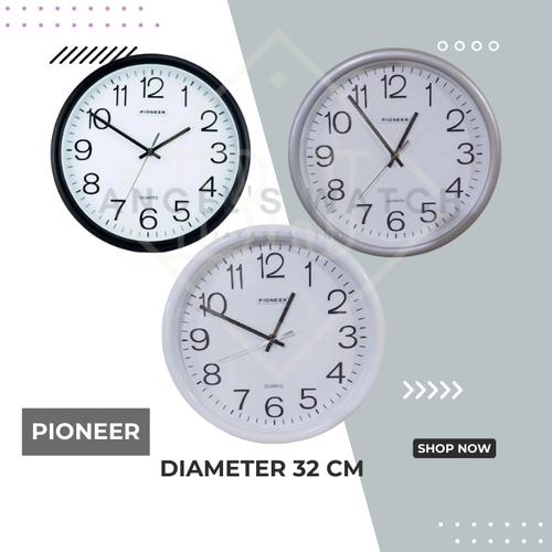 Jual JAM DINDING POLOS PIONEER QUARTZ WALL CLOCK - Jakarta Barat ...