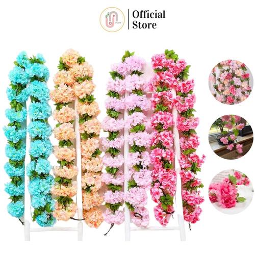 Jual Tanaman Rambat Bunga Cherry Blossom Artificial Dekorasi Dinding ...