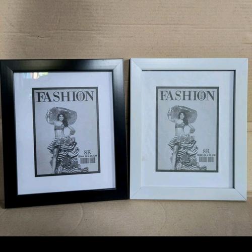 Jual bingkai frame foto 10r 20x25 minimalis & motif - White Silver ...