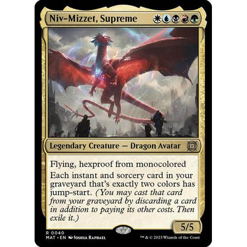 Jual Niv-Mizzet, Supreme | R | MTG MAT - NO FOIL EXT-ART - Jakarta ...