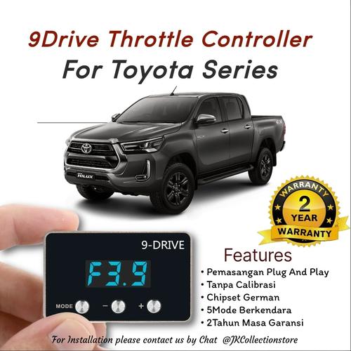Jual 9 Drive Throttle Controller Toyota Hilux Series Piggyback Remap ...