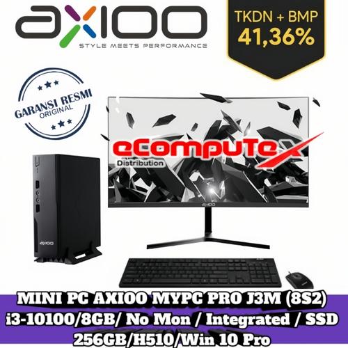 Jual MINI PC AXIOO MYPC PRO J3M (8S2) i3 8GB 256GB WIN 10 PRO TKDN ...
