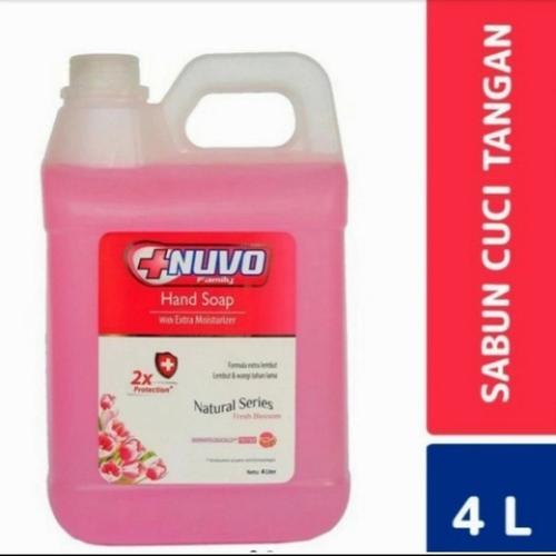 Jual 50% SALE PROMO NUVO HANDWASH JERIGEN MERAH 4 LITER - lemon ...