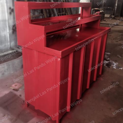 Jual Booth Meja Makanan Jajanan Custom Rak Food Display - Jakarta Barat ...