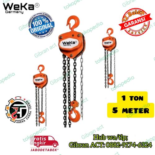 Jual CHAIN BLOCK 1 TON X 5 METER WEKA GERMANY - Jakarta Pusat - Gibran ...