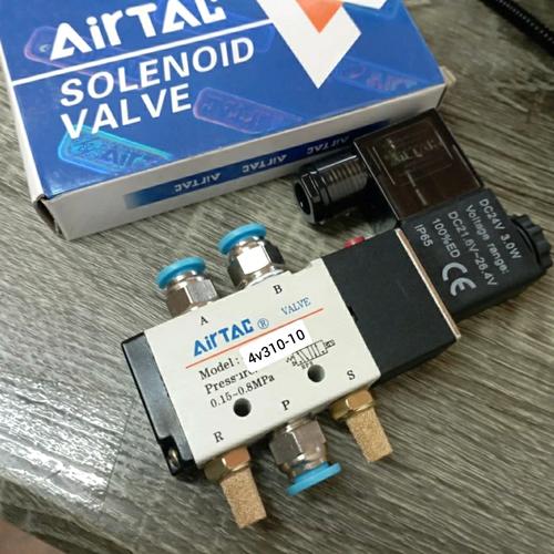 Jual AIRTAC type Pneumatic Solenoid Valve 4V310-10 AC220 / DC 24 Volt SET - AC 220 Volt ...