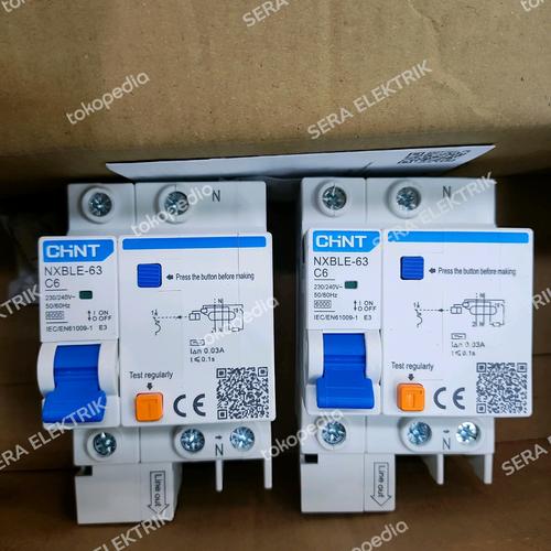 Jual RCBO ELCB+MCB NXBLE-63 1P+N 6A 10A 16A 20A 25A 32A 30MA CHINT - 20A - Jakarta Pusat - SERA ...